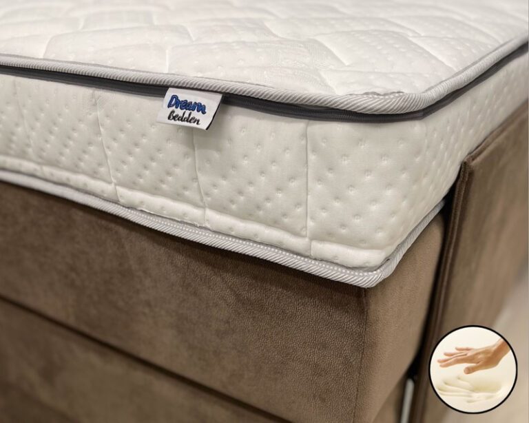Platinum topper Nasa Traagschuim Bamboo Hoes | Dreambedden