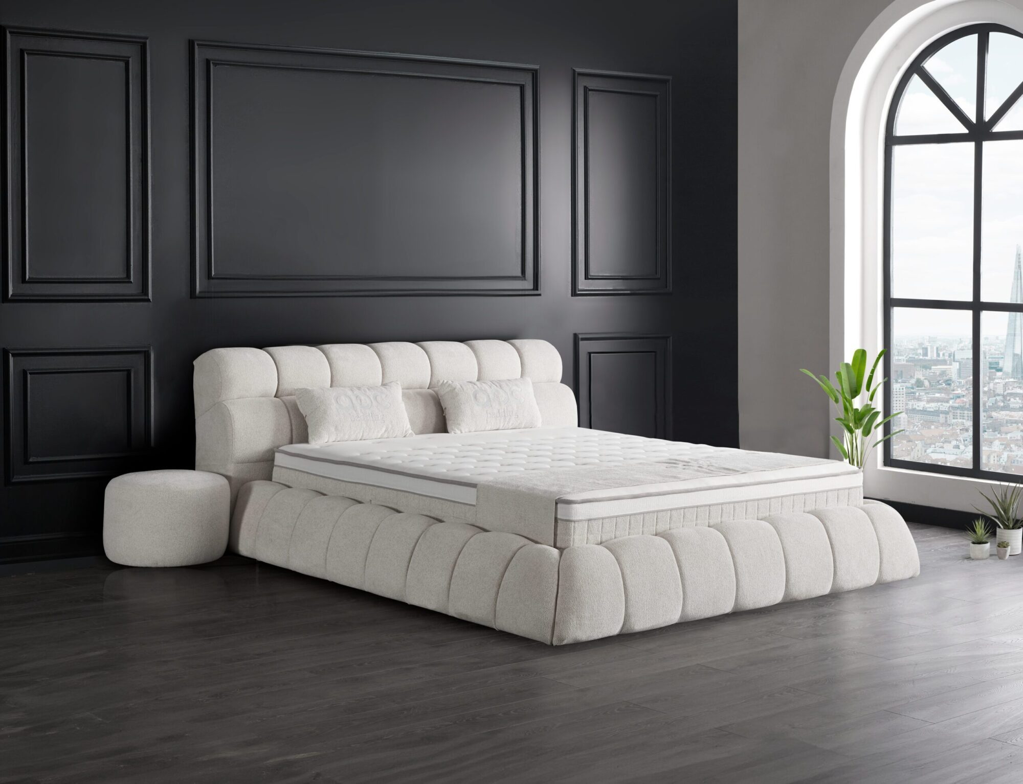 Opbergboxspring Claudi | Luxe Bed met Extra Groot Hoofdbord | Dreambedden