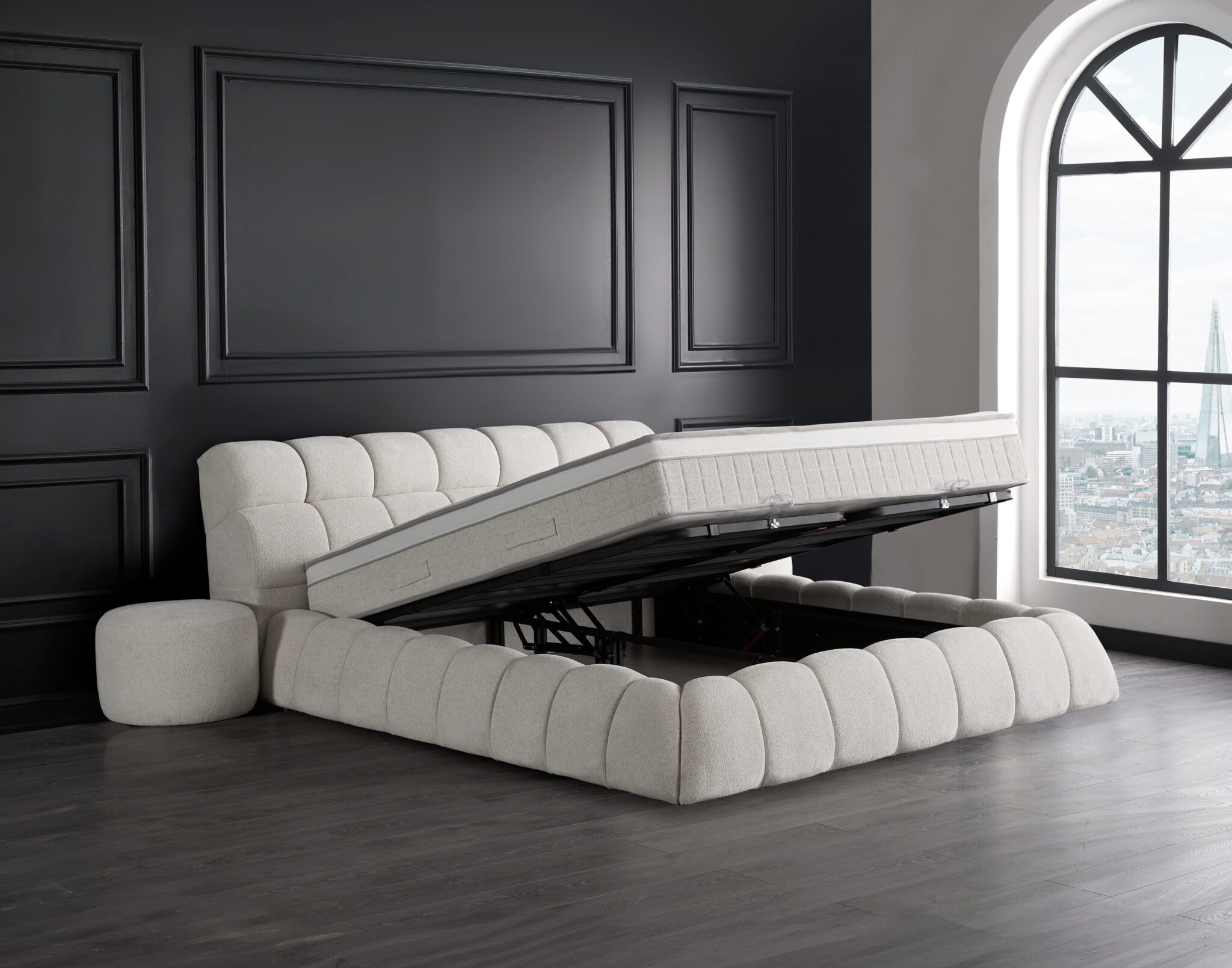 Opbergboxspring Claudi | Luxe Bed met Extra Groot Hoofdbord | Dreambedden